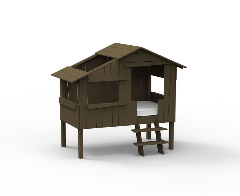 TINY TREEHOUSE Loft MDF bed By Mathy by Bols | design François Lamazerolles