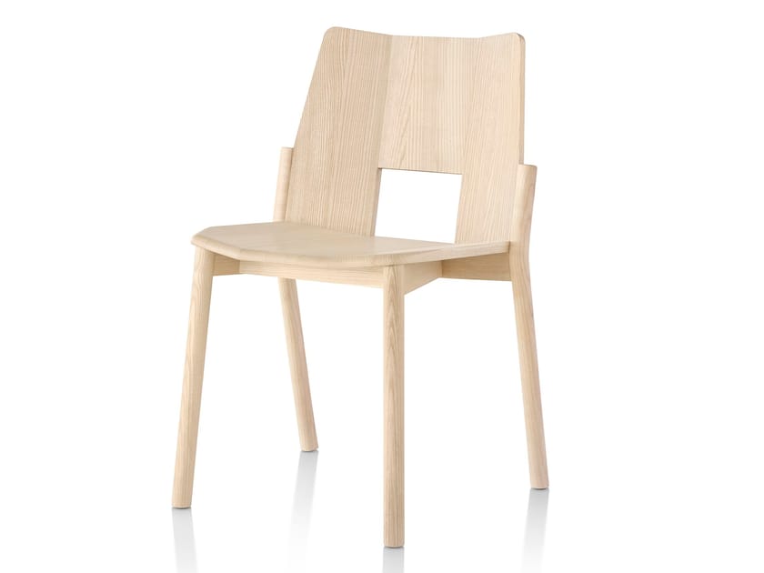 MC12 TRONCO Stackable ash chair By Mattiazzi