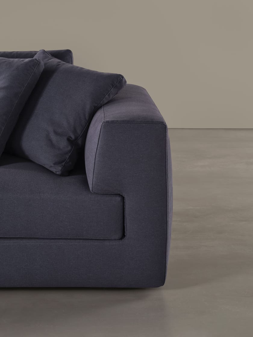 ROGER Modular fabric sofa with removable cover By Meridiani | design ...