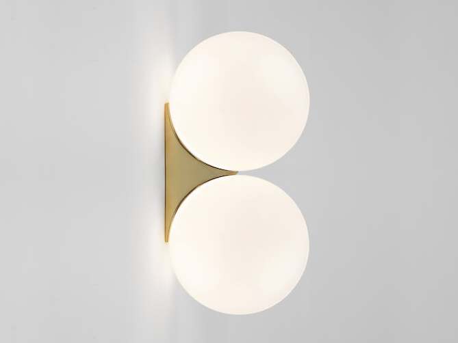 BRASS ARCHITECTURAL LED brass wall lamp By Michael Anastassiades