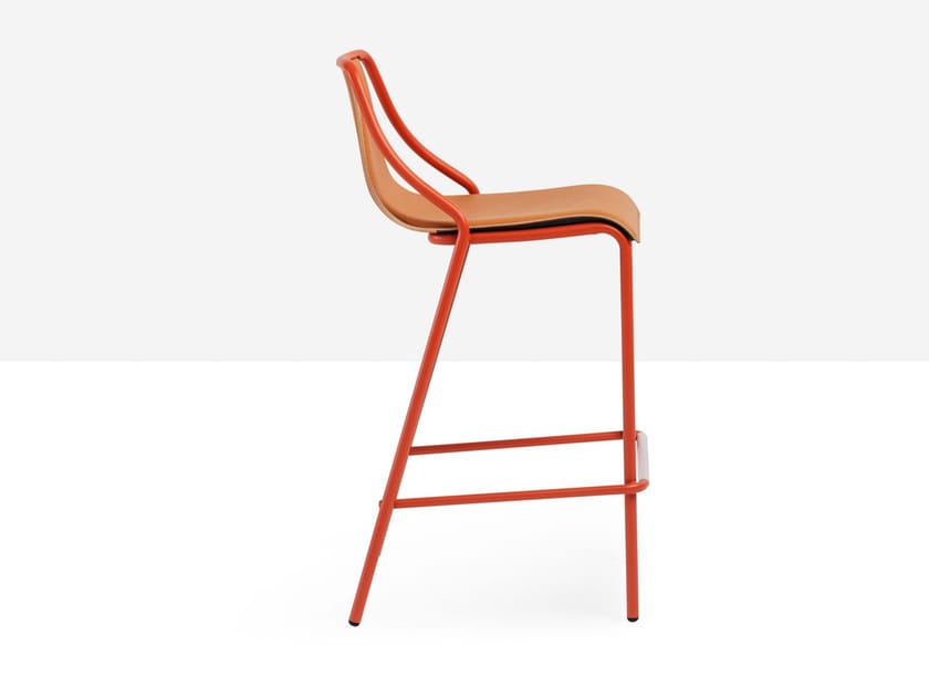 OLA H65 M CU High metal stool By Midj