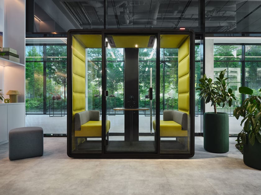 HUSHFREE.XM Acoustic meeting pod with built-in lights By Mikomax Smart ...