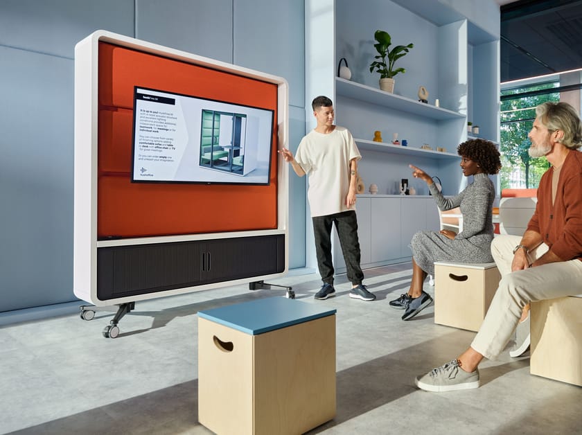 Office screens | Sound-absorbing, floor & desktop | Archiproducts