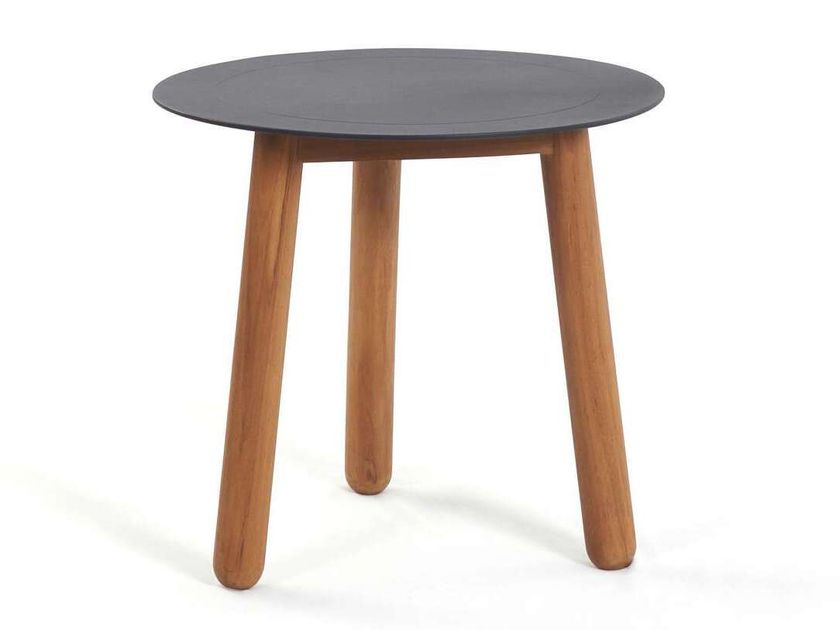 MINDO 118 Round aluminium garden side table By Mindo