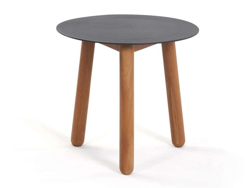 MINDO 118 Round aluminium garden side table By Mindo