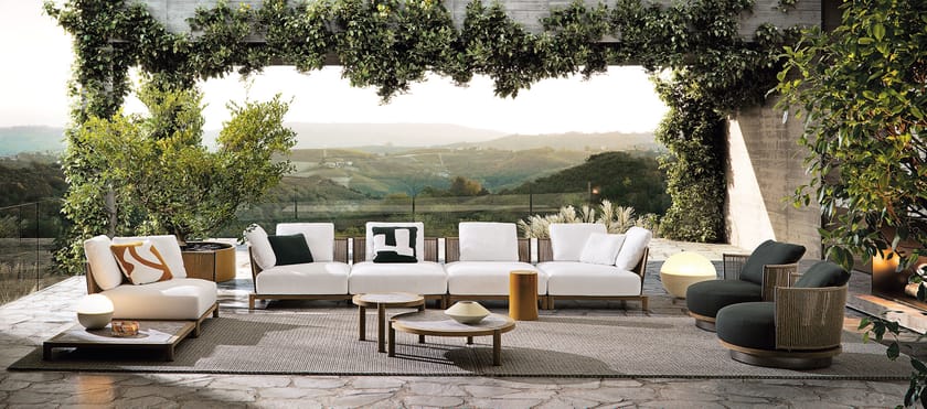 DAYLIGHT Garden daybed By Minotti