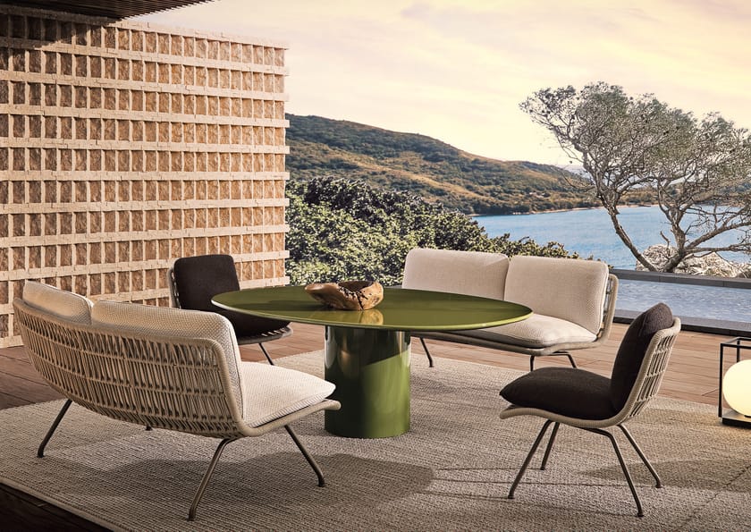 PATTIE CORD OUTDOOR Garden bench By Minotti