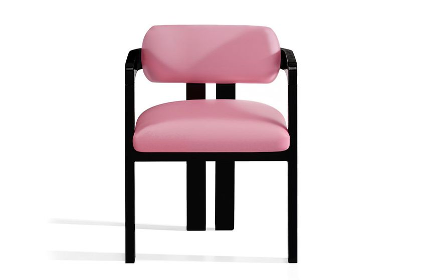 VÈRTIGO Fabric easy chair with armrests By Moanne