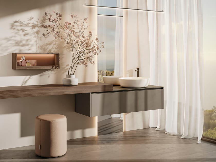 INFINITY 19 Vanity unit By Mobilcrab | design Gabriele Moscatelli ...