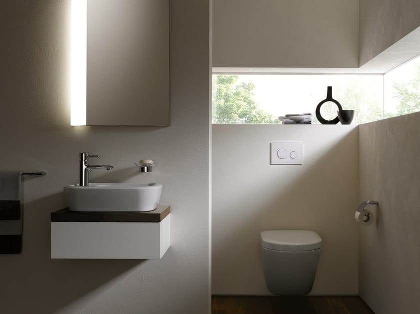 Wall-mounted vanity unit By TOTO