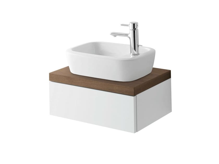Wall-mounted vanity unit By TOTO