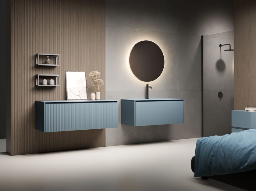 MILLERIGHE COLOR M105 Vanity unit By Mobiltesino