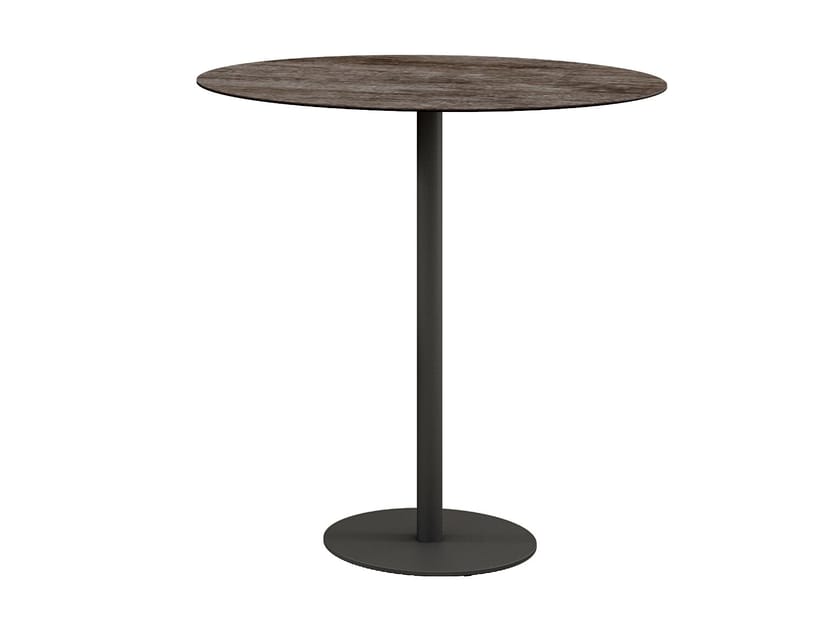 SOL Round ceramic high table By Mobliberica