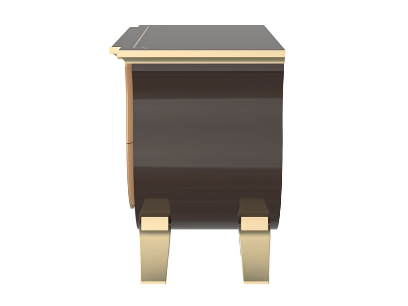 CRESCENDO CURVE Bedside table By Modenese Luxury Interiors