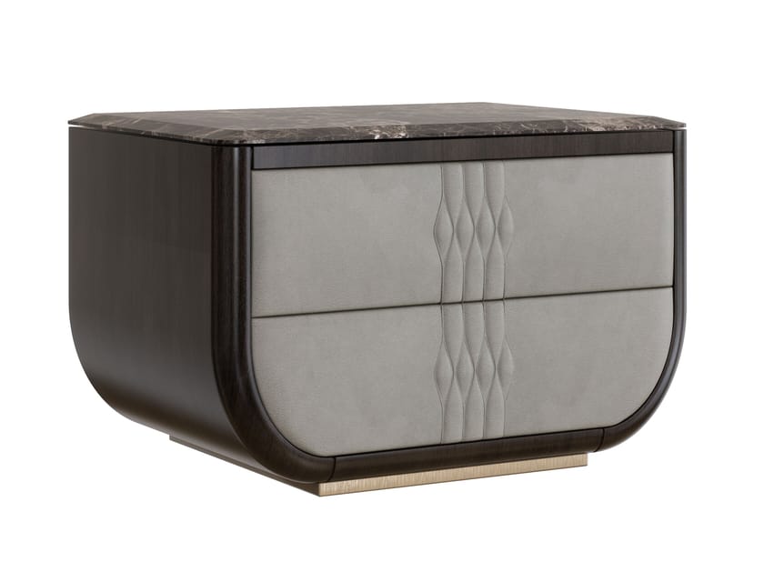 ELEGANT CURVED Bedside table By Modenese Luxury Interiors