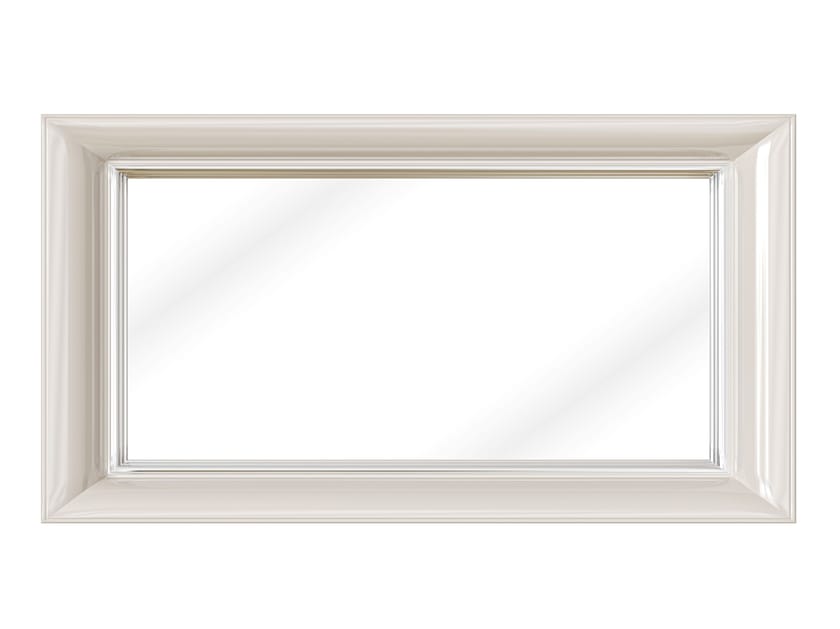 FUSION GLOW Espejo rectangular de pared con marco By Modenese Luxury ...