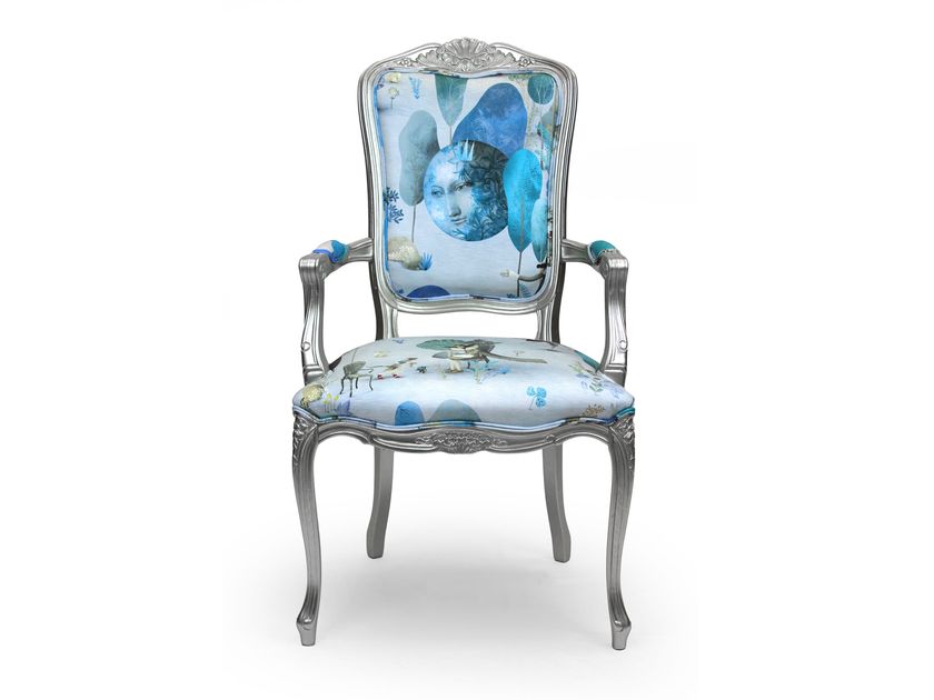 266 MICHELLE Beech chair with armrests By Modonutti