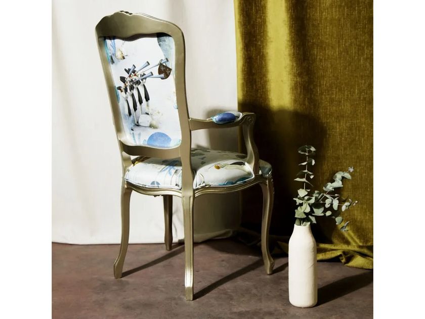 266 MICHELLE Beech chair with armrests By Modonutti