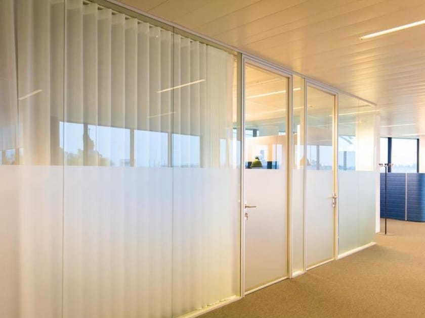 Glass office partition Modular office walls By AVC Gemino