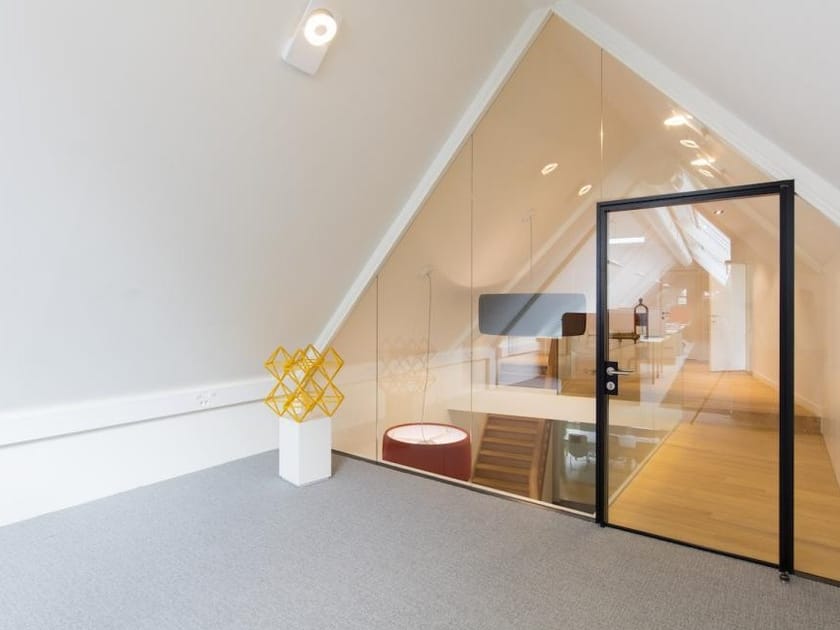 Glass office partition Modular office walls By AVC Gemino