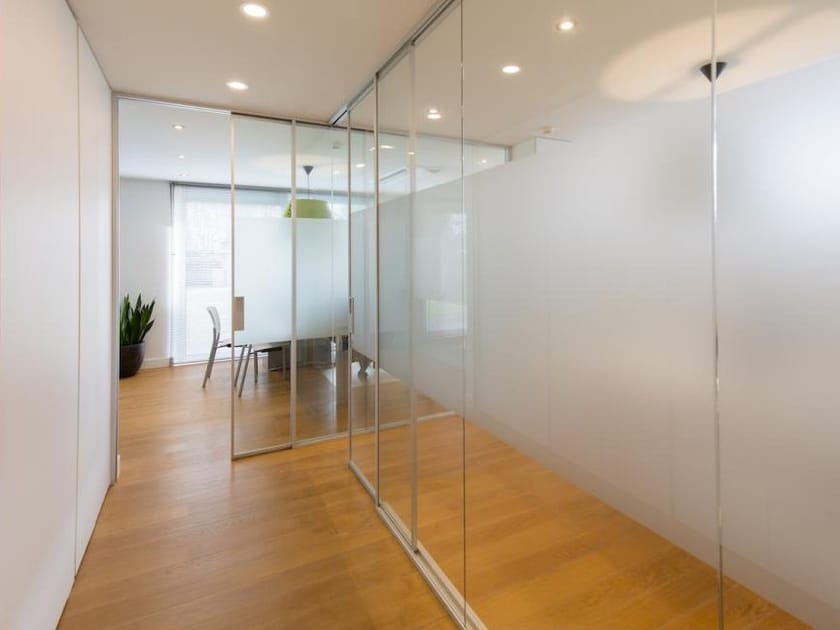 Glass office partition Modular office walls By AVC Gemino