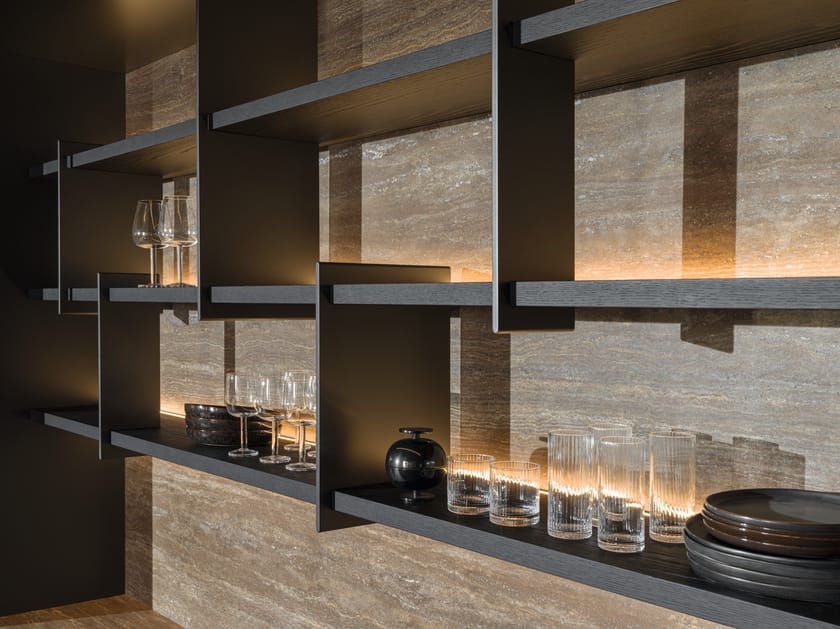 TIVALÌ 2.0 BY YABU PUSHELBERG Fitted kitchen with handles By Molteni & C.