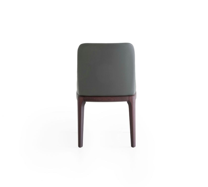 ANTIGONA Upholstered leather chair By Morica Design