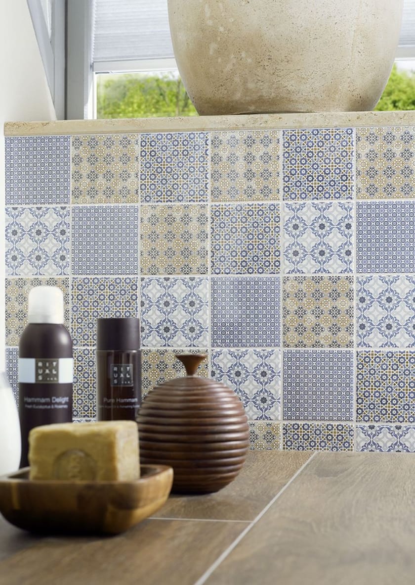 SQUARE CLASSICO MIX - 5678379 Ceramic mosaic By Mosaix