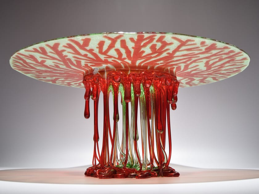 GREEN FLOWER Centerpiece By Mosche Bianche