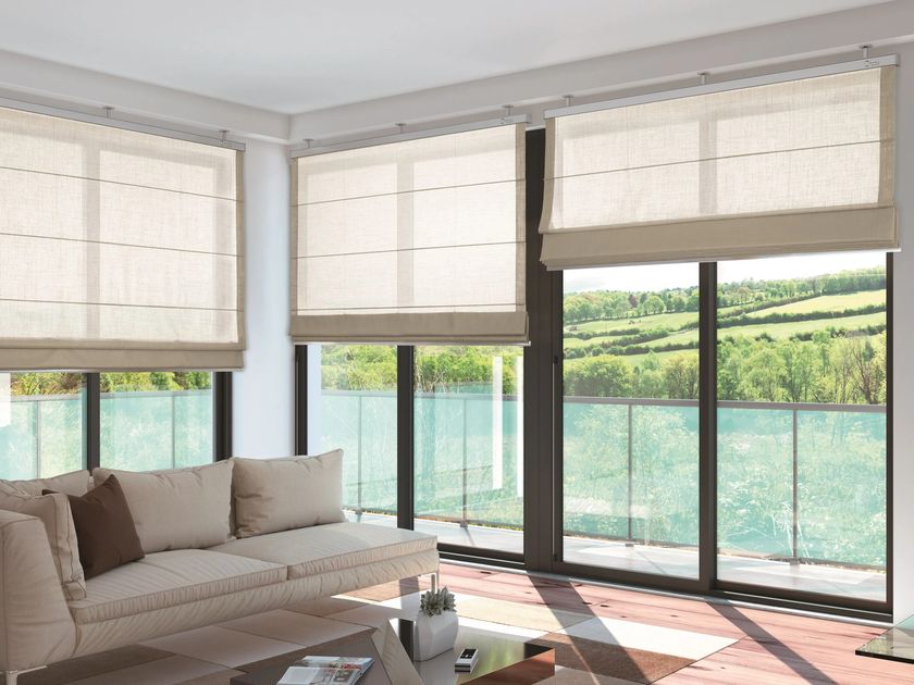QBOX 453 Aluminium roman blinds headrail By Mottura