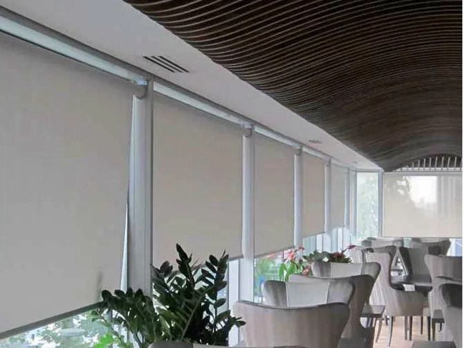 SIDEWINDER 8277 Sheer roller blind By Mottura