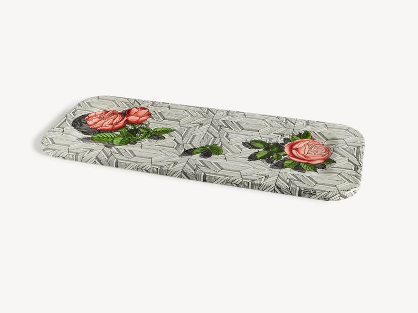 MUSCIARABIA CON ROSE | Vassoio By Fornasetti
