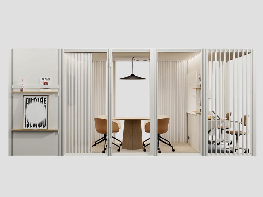 MODULAR HUB SUPPORT + MEET + WORK Modular glass and aluminium office ...