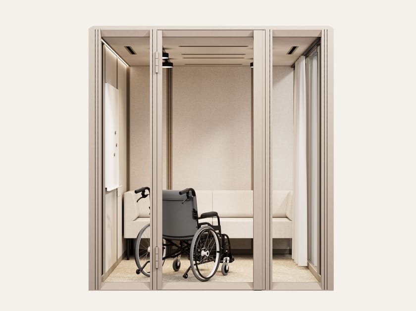 MODULAR MEET 2x2,5 Acoustic office pod By Mute