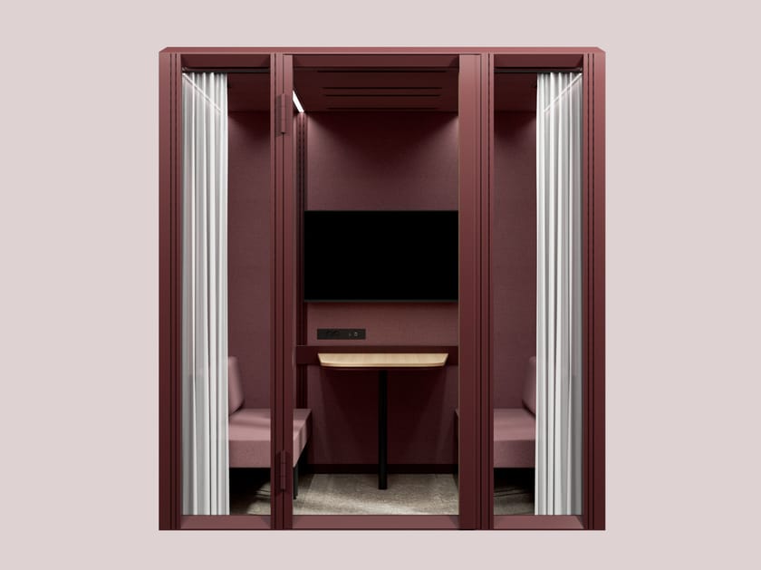 MODULAR MEET 2x2 Acoustic office pod By Mute