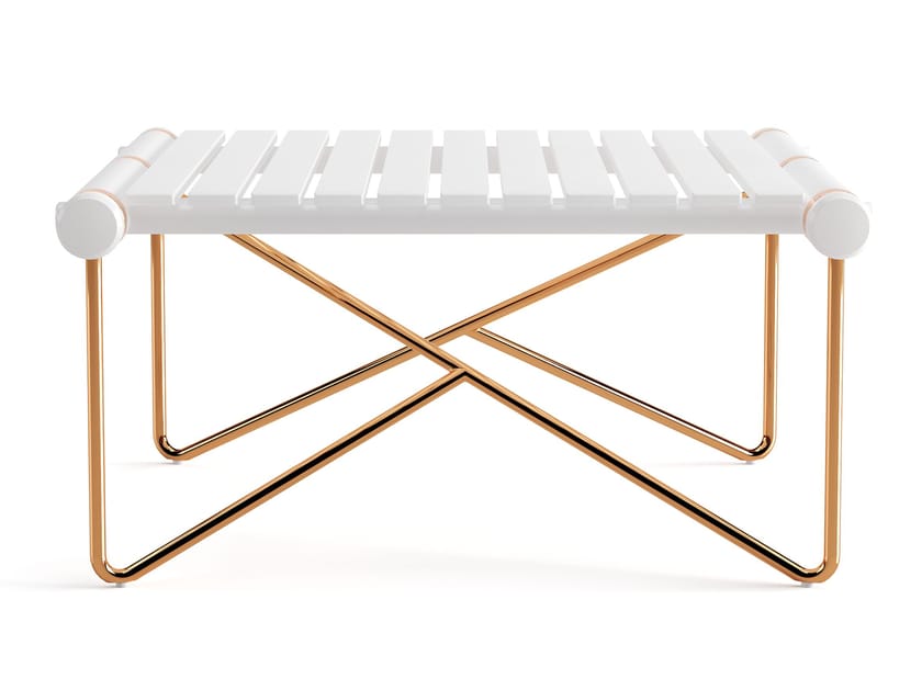 NOA Low rectangular aluminium coffee table By Myface