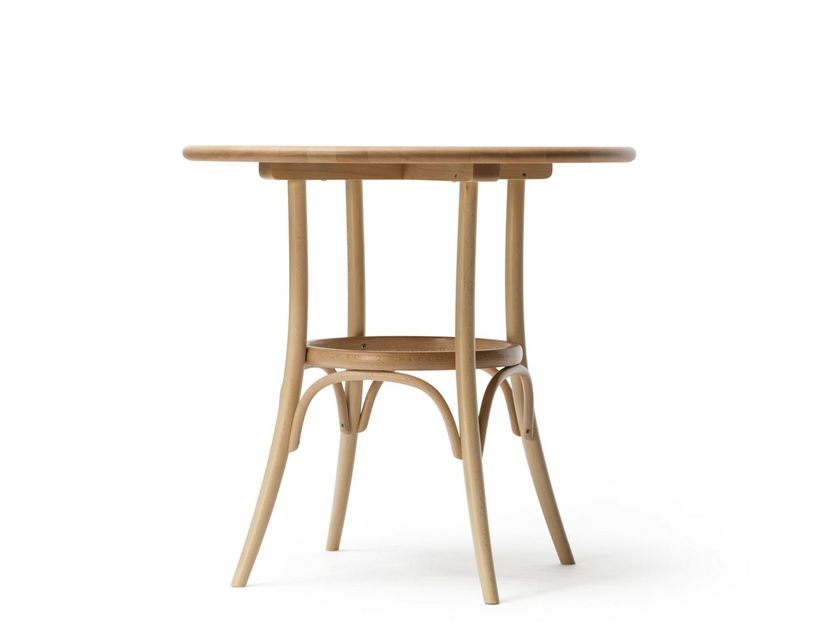 N° 152 Round solid wood table By TON
