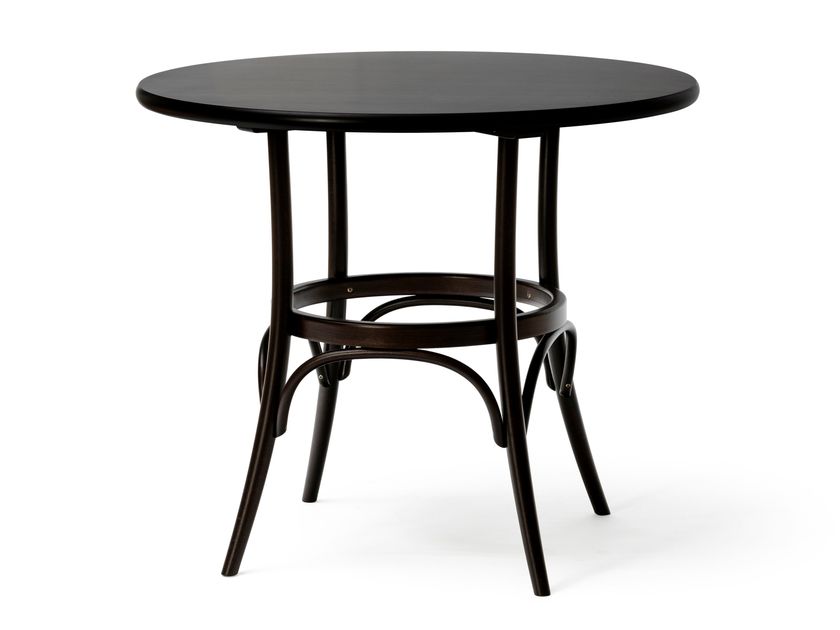 N° 152 Round solid wood table By TON