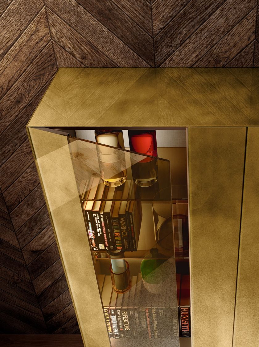 N.O.W. 1387 | Highboard Suspended glass highboard By Lago | design ...