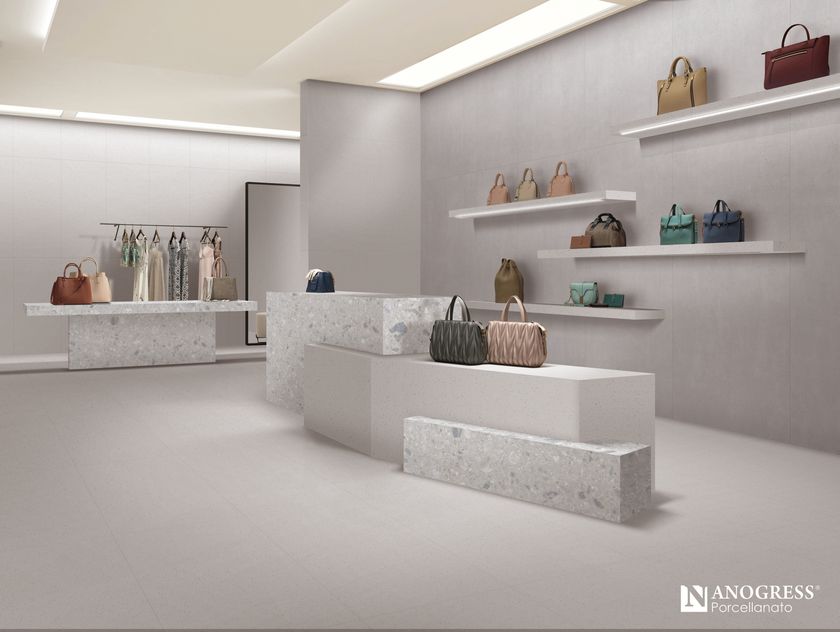Pavimento/rivestimento in gres porcellanato effetto terrazzo veneziano ...