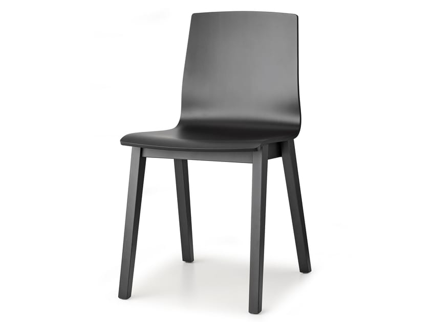 Sedia NATURAL ALICE WOOD By SCAB DESIGN