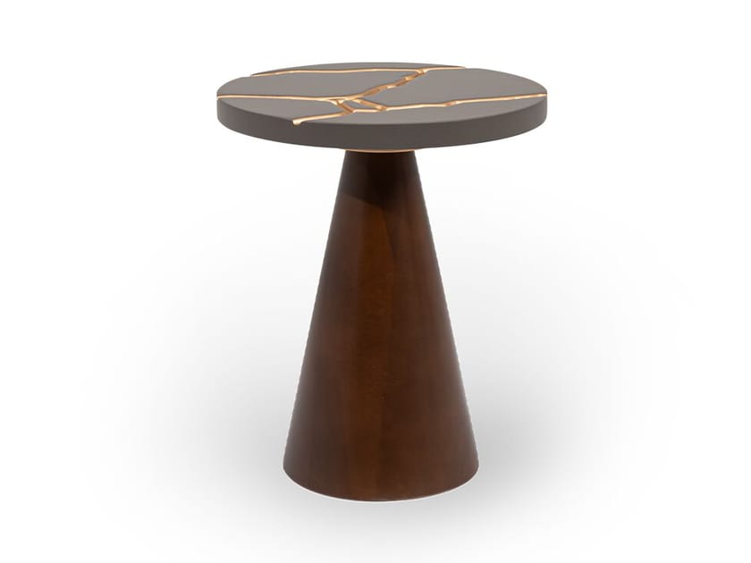 CLAY Round wooden coffee table By NDESIGN