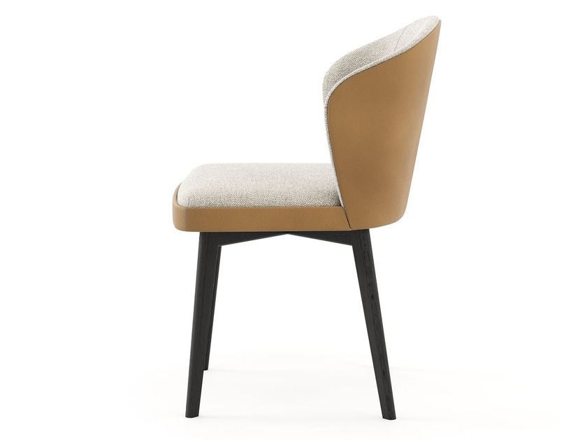 NELLY Upholstered linen chair By Laskasas
