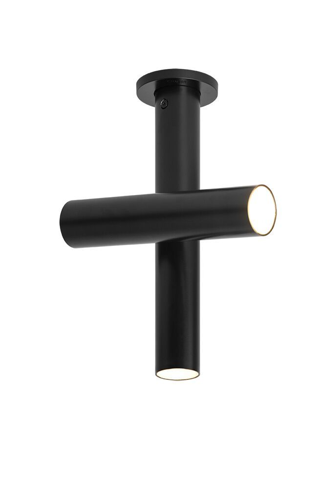 TUBES LED aluminium ceiling lamp By NEMO | design Charles Kalpakian