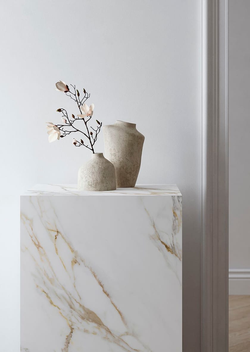 CALACATTA ROMA Neolith wall/floor tiles with marble effect By NEOLITH