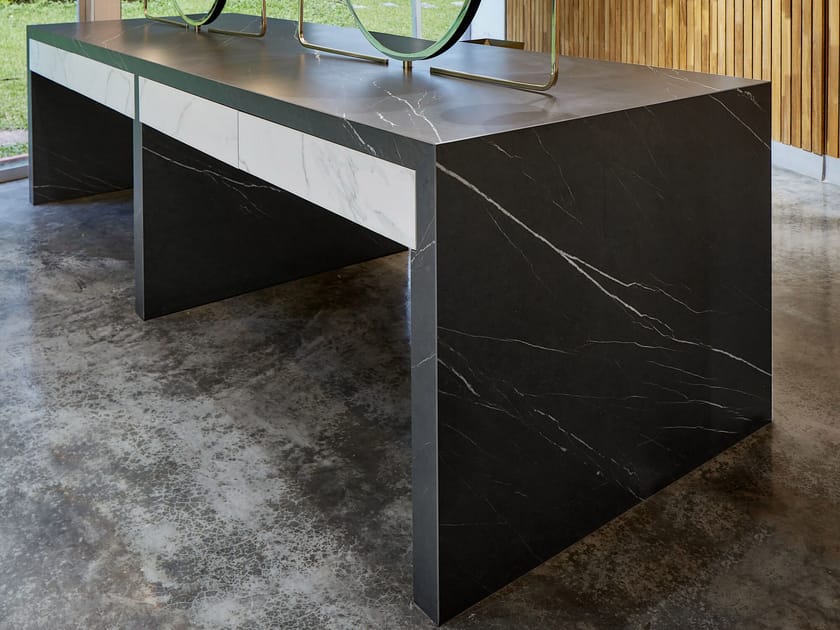 PIETRA GREY Neolith wall/floor tiles with stone effect By NEOLITH