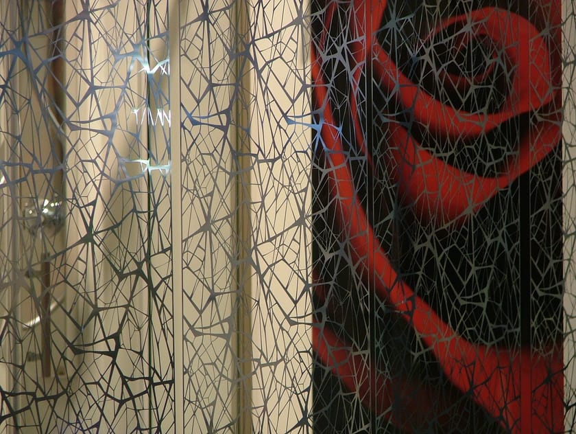 Hanging stainless steel room divider NEREA By Caino Design design ...