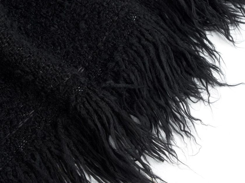 Plaid uni en tissu NERO ALPONE By Ethnicraft design Dawn Sweitzer