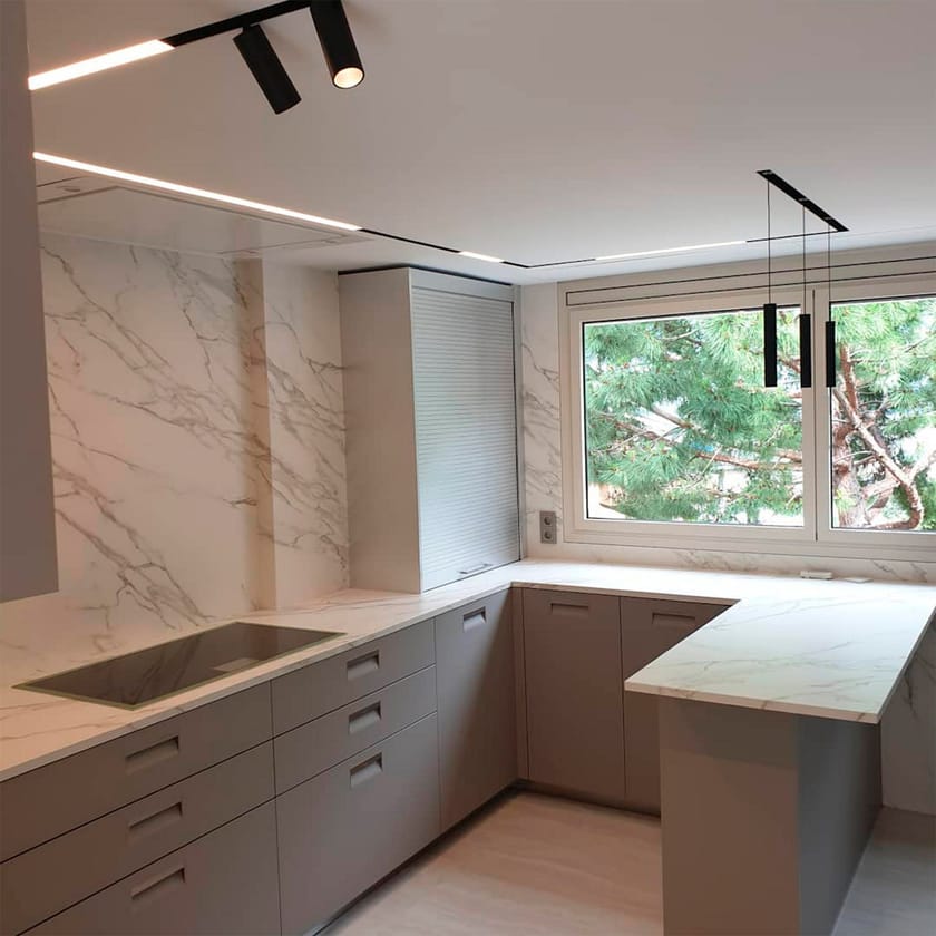 LED aluminium Track-Light NESO HOLE Neso Collection By Faro Barcelona