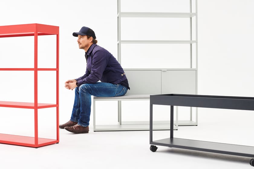 Steel chest of drawers NEW ORDER COMB. 302 By Hay design Stefan Diez